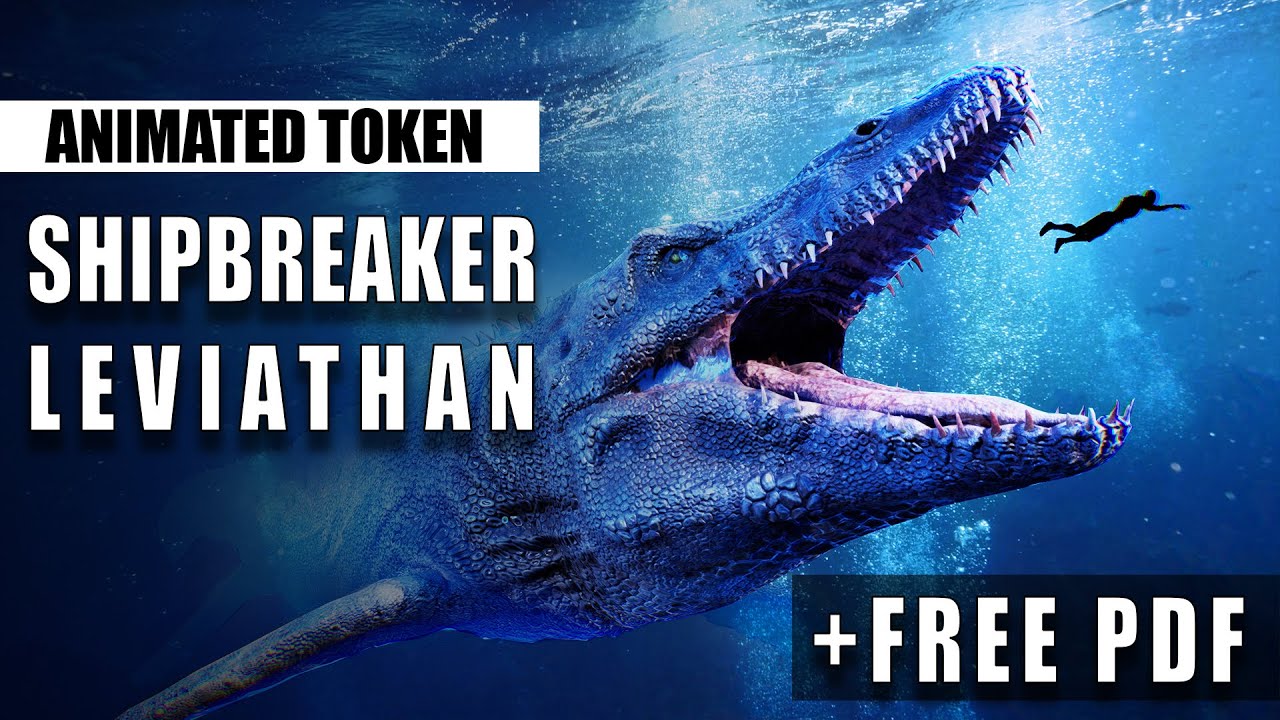 Shipbreaker Leviathan | Beneos Animated DnD Creature Token - YouTube