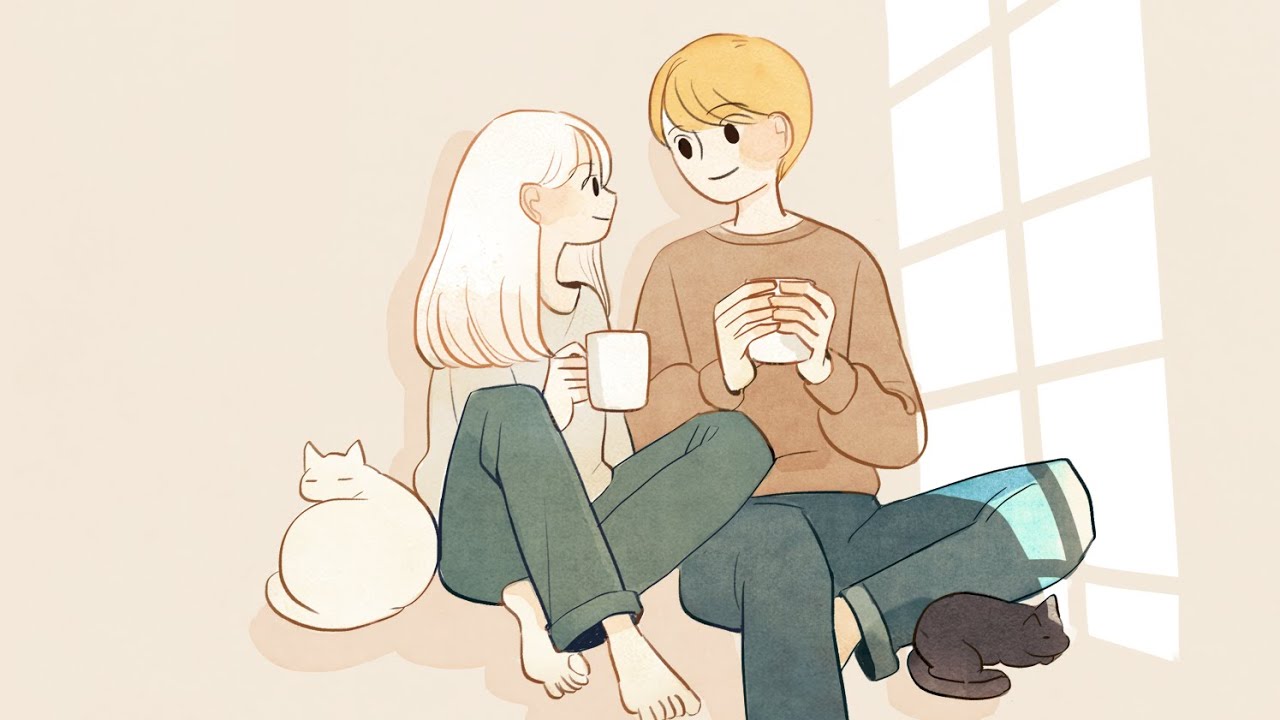 [Study Sleep Relax 💖] think about U / relaxing music, stress relief ...