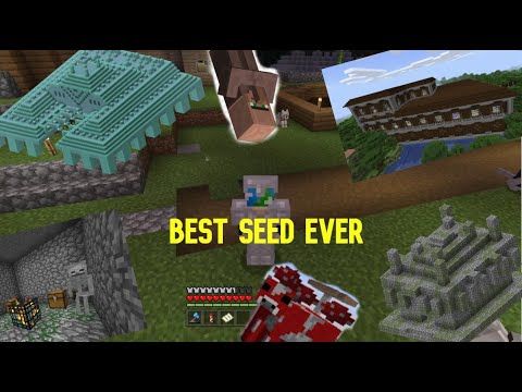 BEST MINECRAFT PS4 SEED/ minecraft gameplay 1 - YouTube