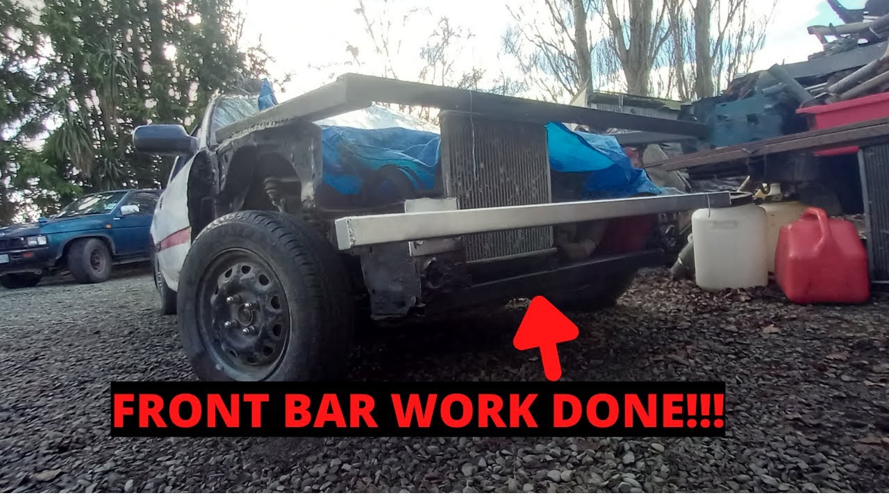 Honda Ute FRONT BAR WORK DONE!!! - YouTube