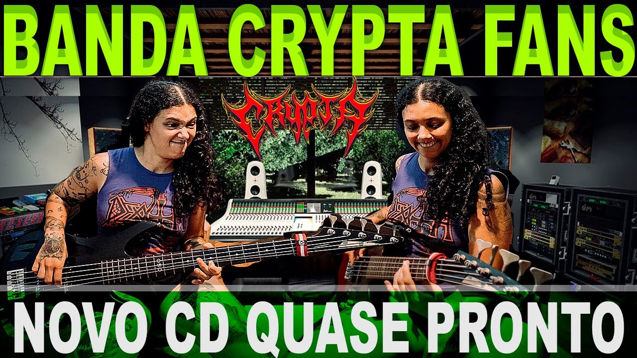 NOVO CD DA BANDA CRYPTA ESTA PRATICAMENTE PRONTO - YouTube