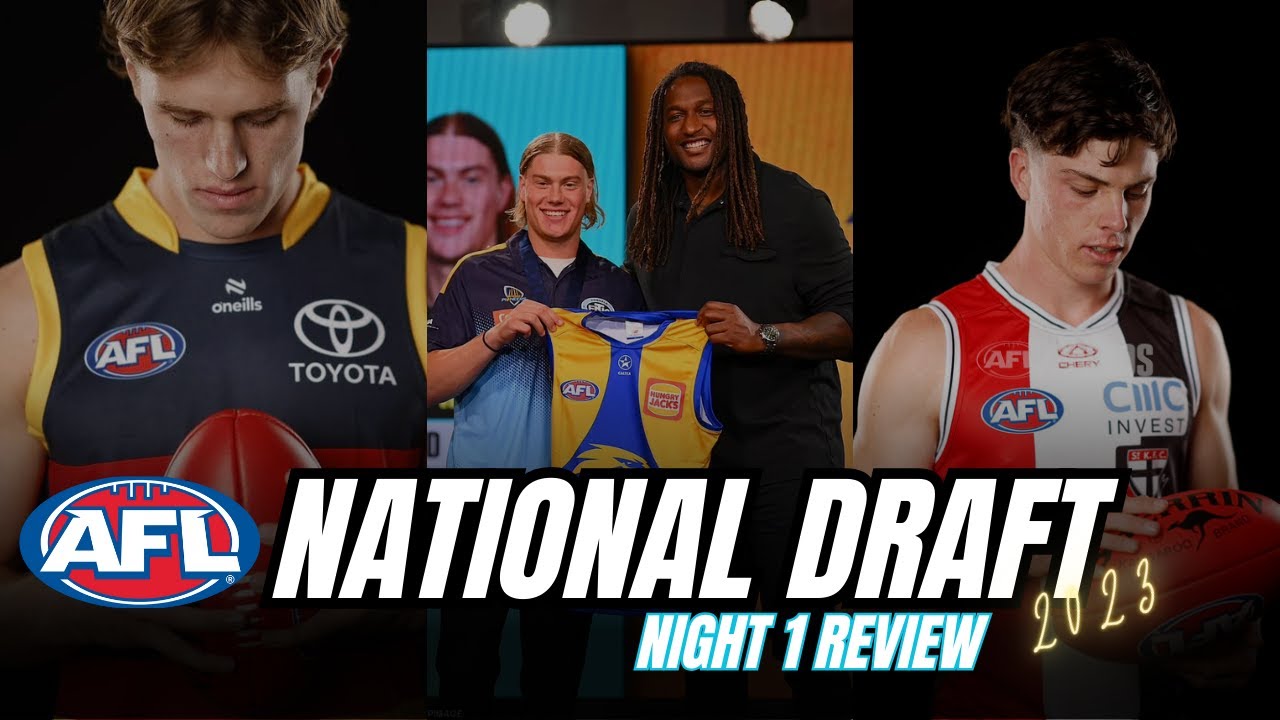 AFL NATIONAL DRAFT NIGHT 1 REVIEW || 2023 - YouTube