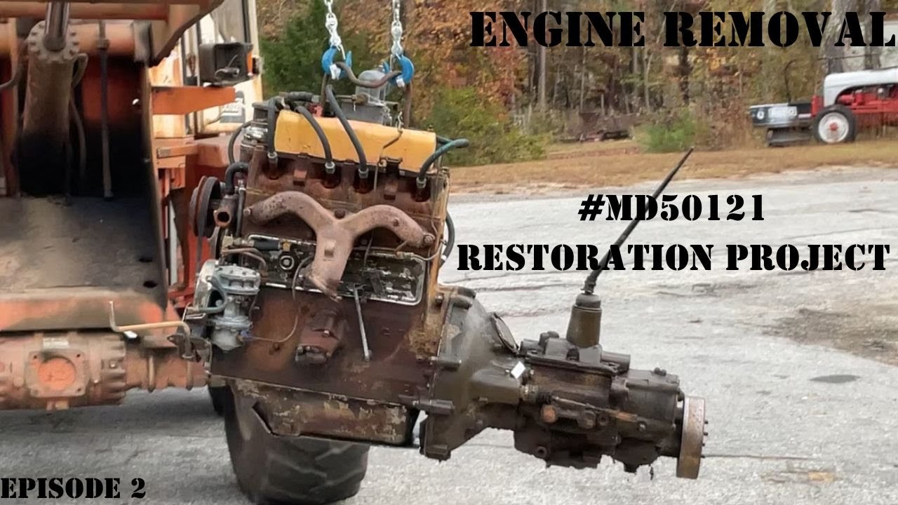 MD#50121 restoration (part 2) | Engine Removal - YouTube