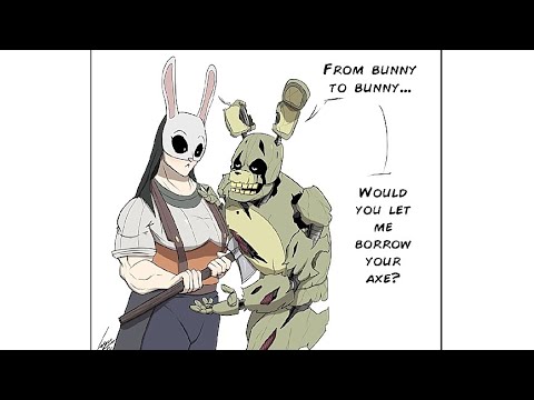 Springtrap asks Huntress to borrow her Axe | Dead by Daylight Comic Dub ...