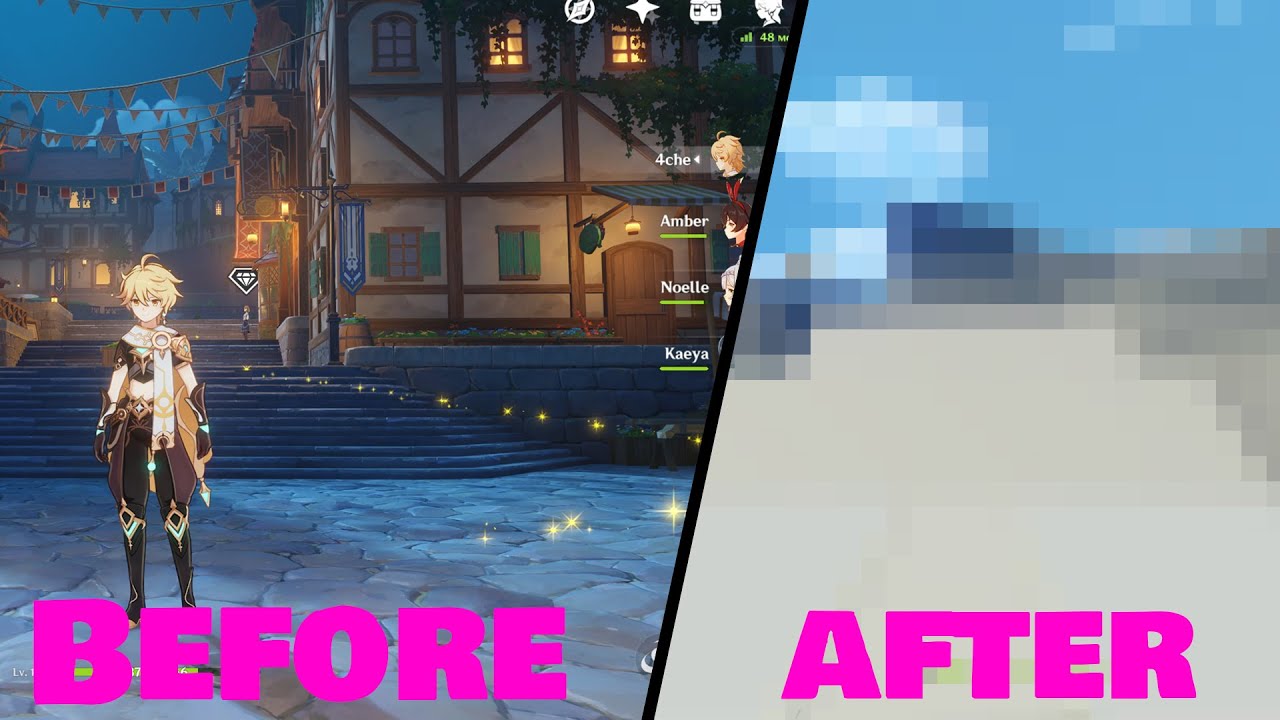 Genshin Impact new graphics |Potato Mod #genshinimpact - YouTube