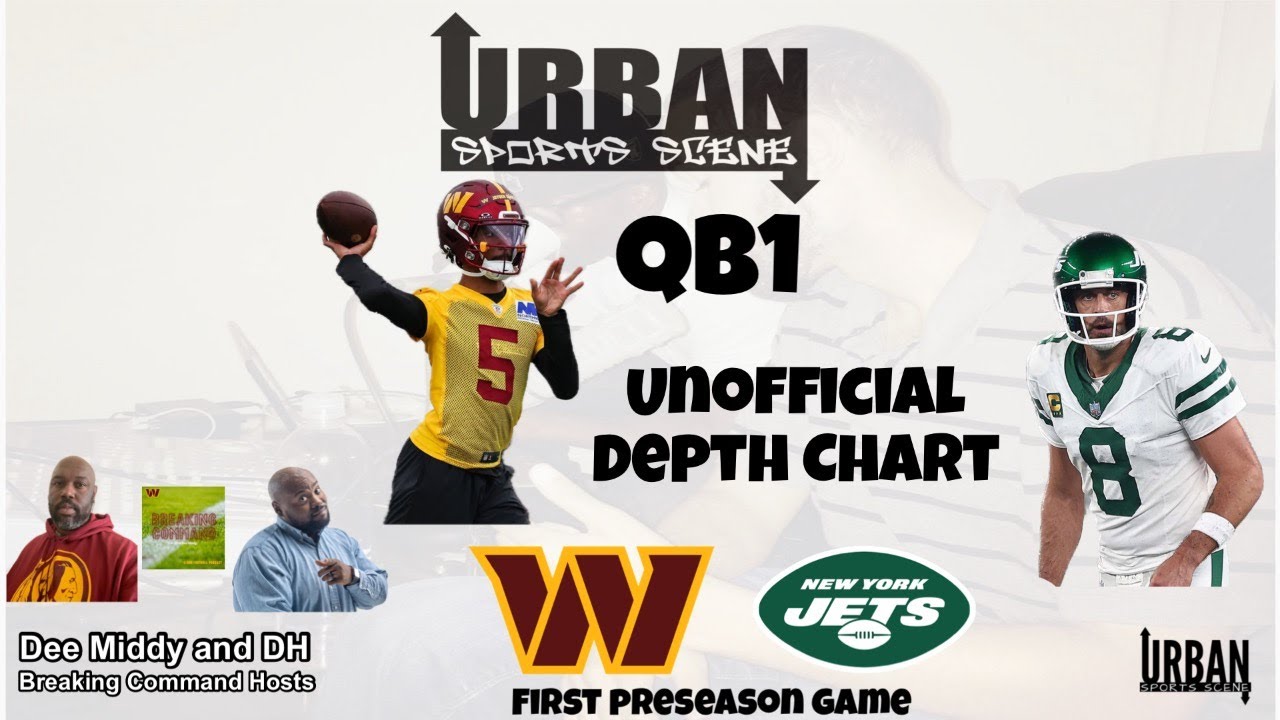 Washington Commanders’ Unofficial Depth Chart and First Preseason Game - YouTube