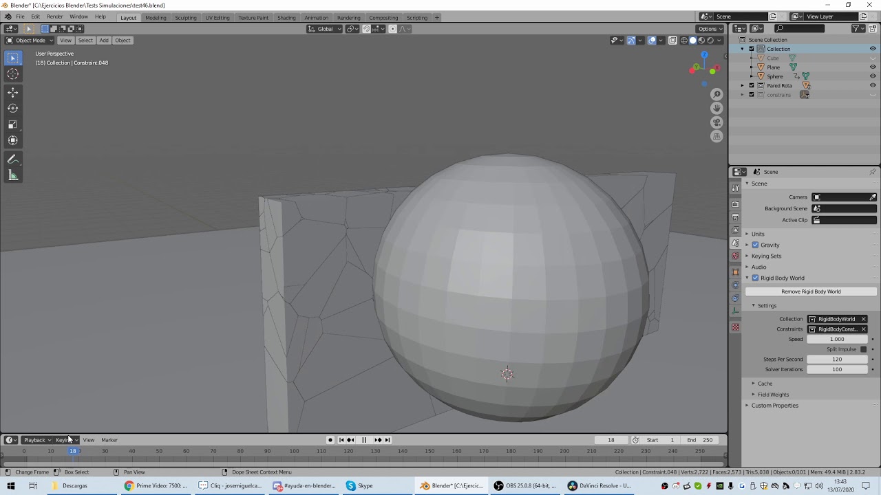 Tutorial Cell Fracture, Blender 2.83. 2/5 - YouTube