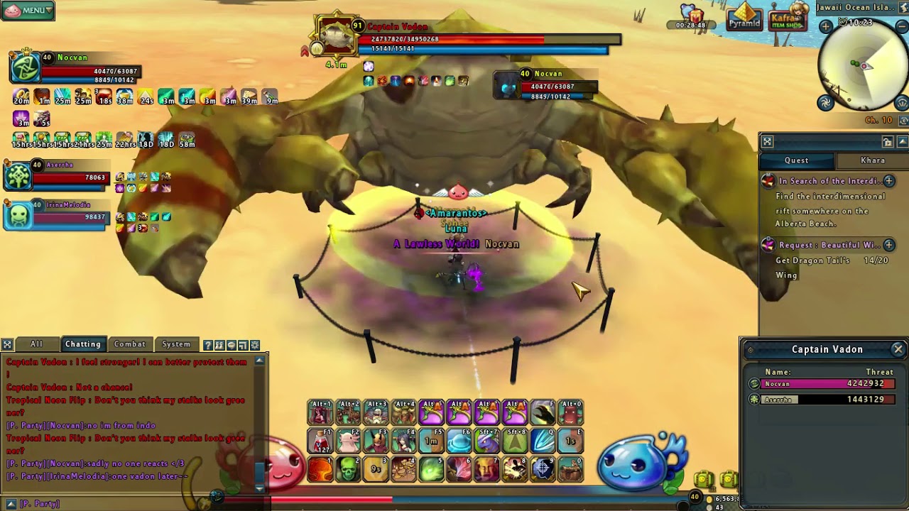 Ragnarok Online 2: Captain Vadon (Trio Hunt) - YouTube