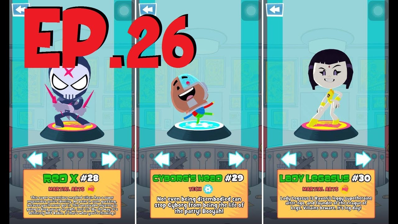 Teeny Titans - A Teen Titans Go! - FIGURE 28,29,30 - RED X/CYBORG'S ...
