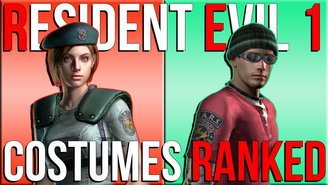 All RESIDENT EVIL 1 Costumes RANKED WORST to BEST (HD remake) - YouTube