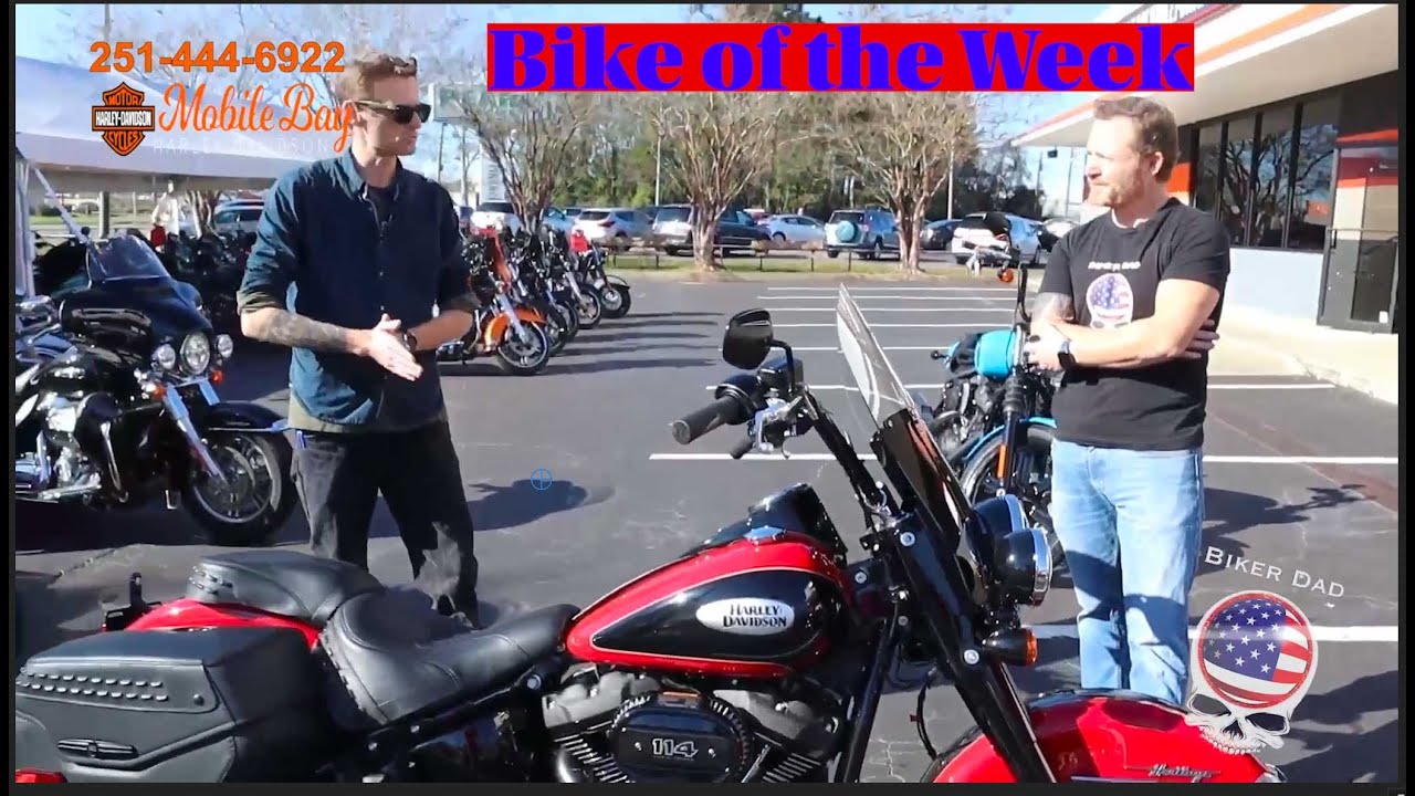 Bike of the week: Red Hot Harley - YouTube