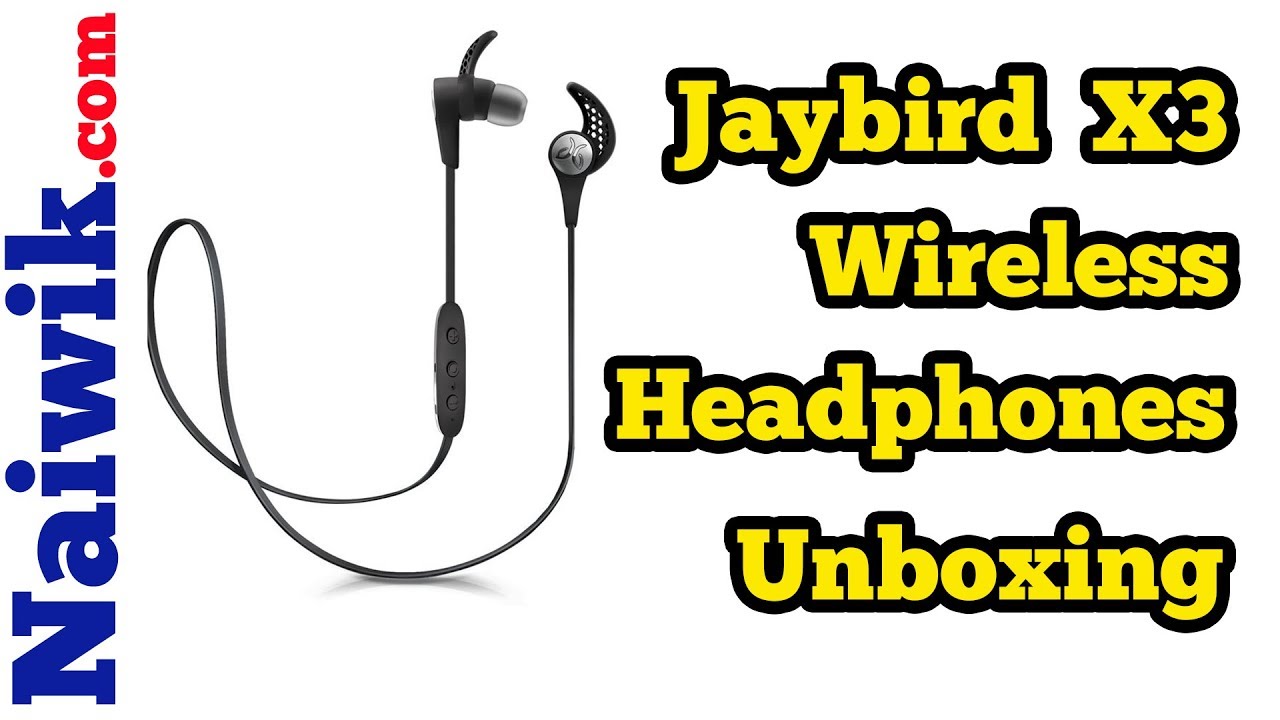 Jaybird X3 Bluetooth Wireless Sport Headphones | Unboxing - YouTube
