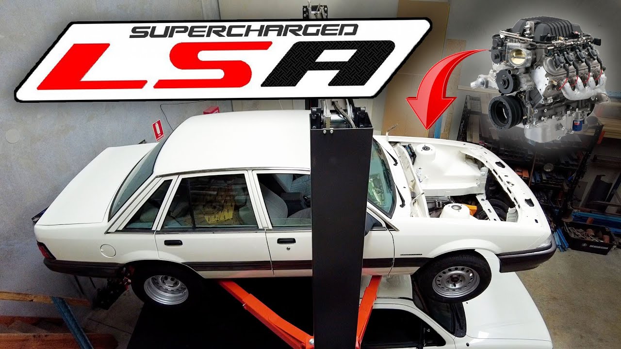 VL Commodore With A LQ9 6 0L Supercharged LSA Conversion - YouTube