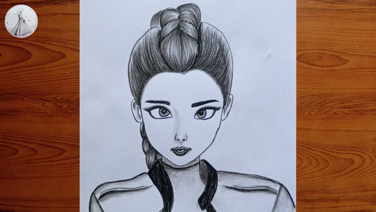 How to Draw Rumi from K‑Pop Demon Hunters | Easy Drawing Step by Step ...