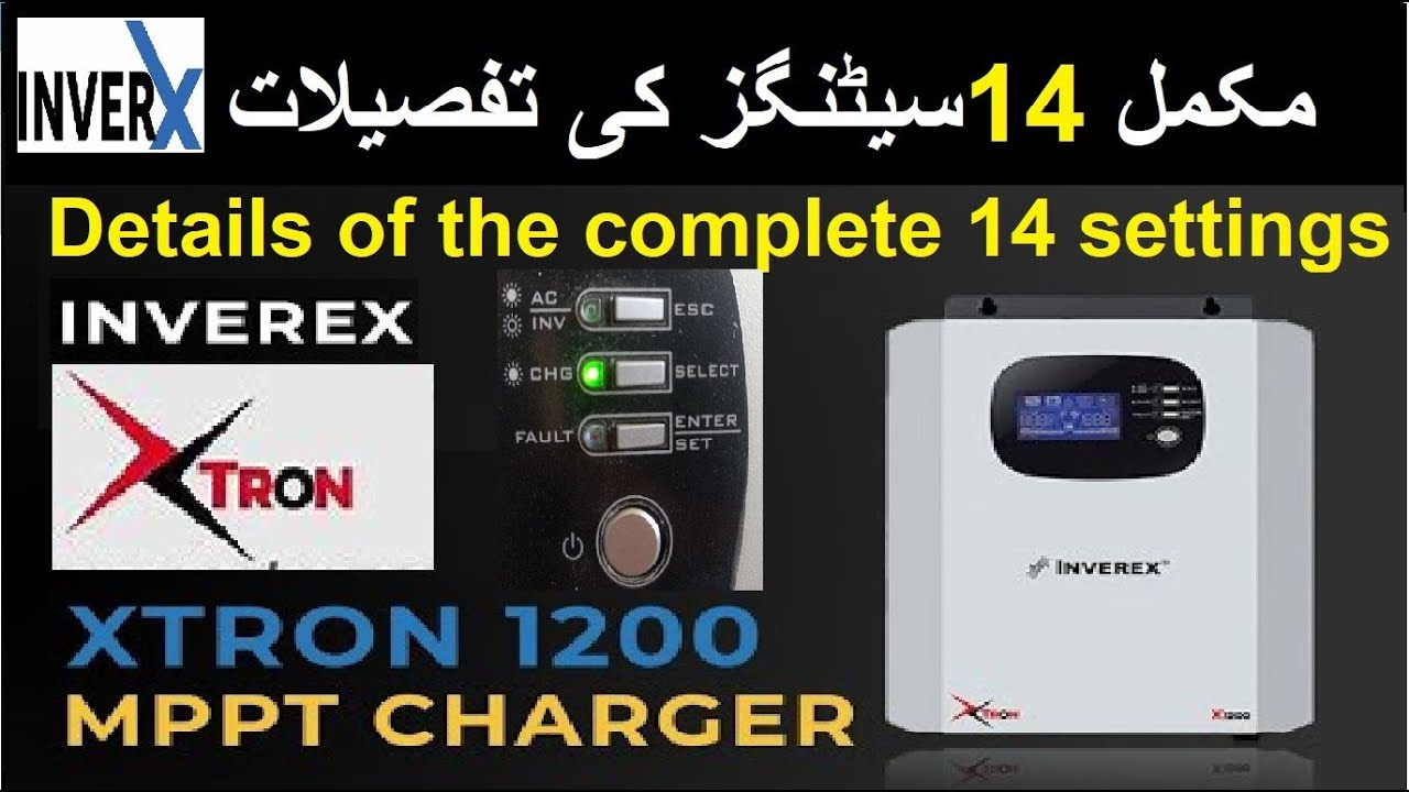 INVEREX XTRON X1200 BUILT-IN 50A MPPT SOLAR CHARGER UPS | TechHub - YouTube