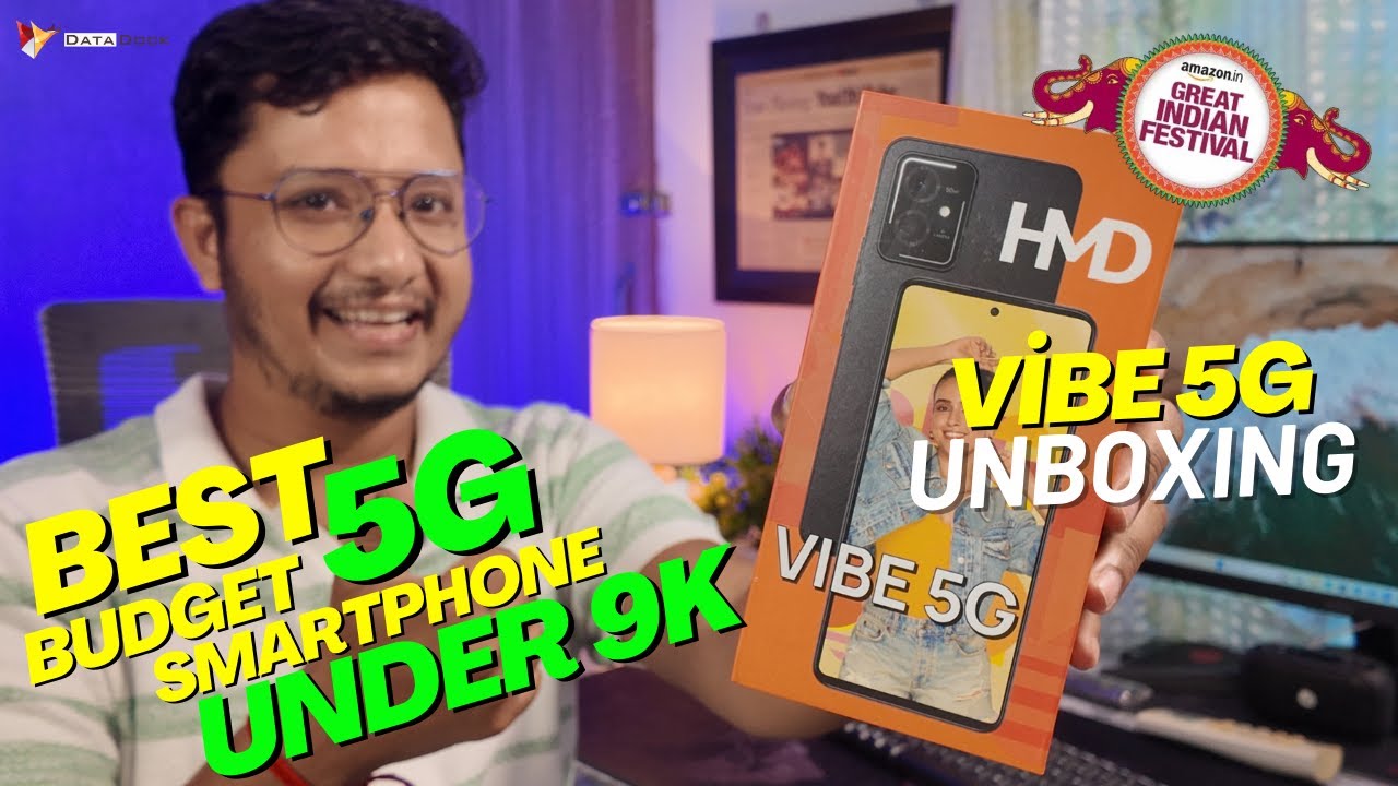 Best Budget 5G Smartphone Under 9K | HMD Vibe 5G Smartphone Unboxing ...