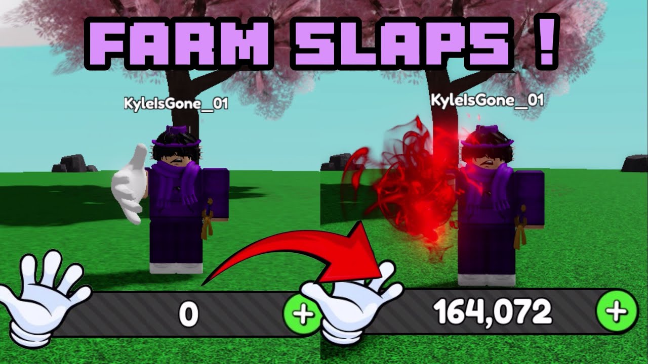 How To Easily FARM SLAPS In Slap Battles ! - YouTube