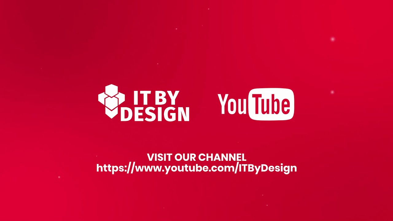 IT By Design YouTube Promo - YouTube