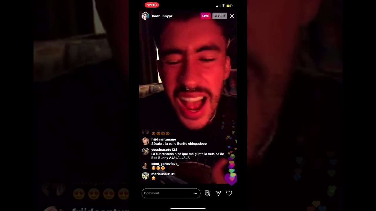 BAD BUNNY INSTAGRAM LIVE CANCIONES QUE NO VAN A SALIR | UNRELEASED ...