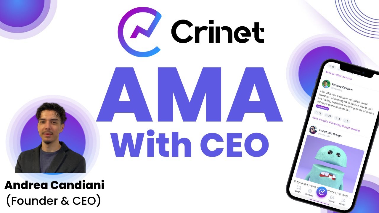 AMA With CEO - What is Crinet? & ICO FAQs! - YouTube