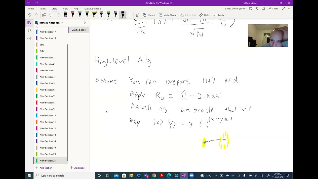 2021 lecture28 Szegedy Walks - YouTube