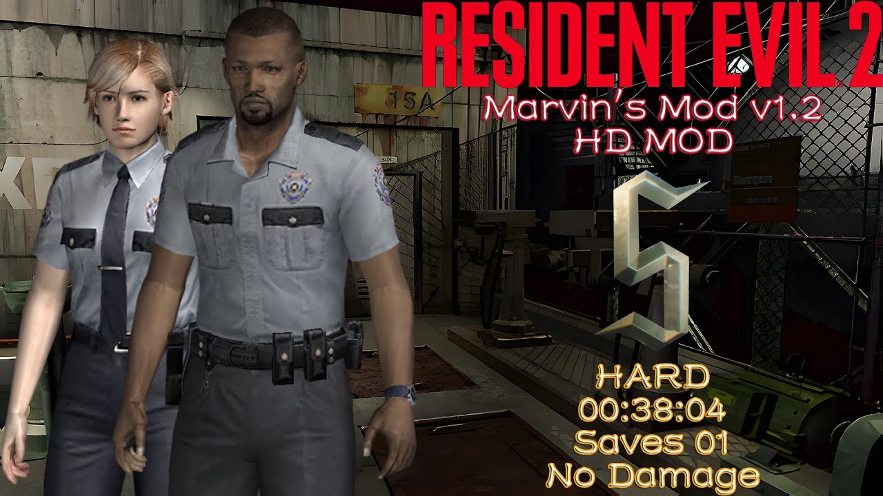【Download】RESIDENT EVIL 2 Marvin's Mod v1.2 HD MOD Ranking S 00:38:04 ...