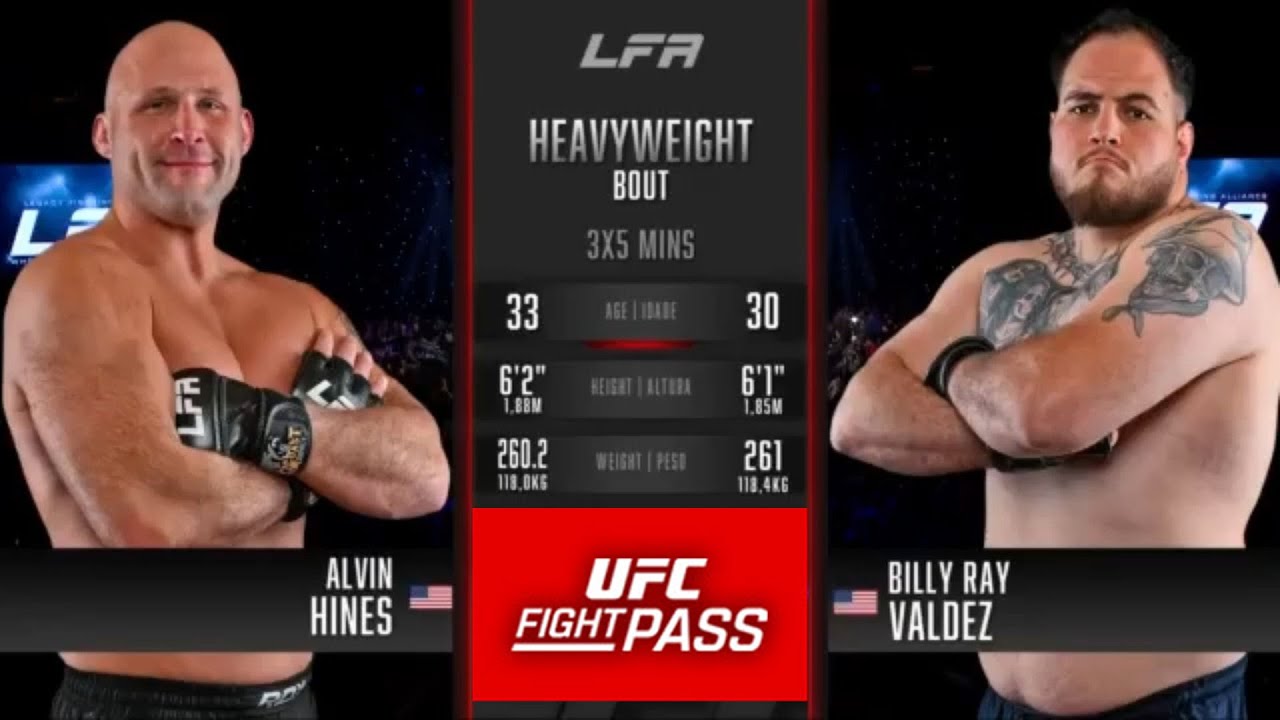 LFA 206: Alvin Hines vs Billy Ray Valdez | April 11, 2025 - YouTube