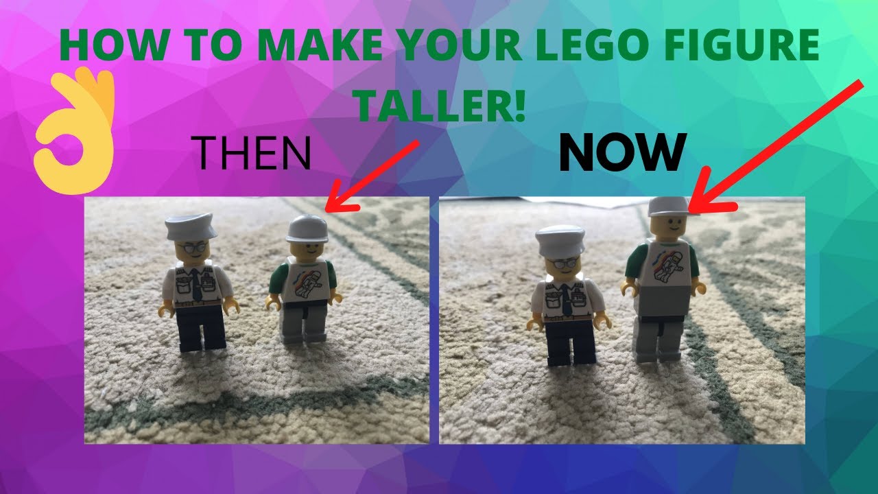 HOW DO YOU MAKE SOMEONE TALLER IN LEGO? - YouTube