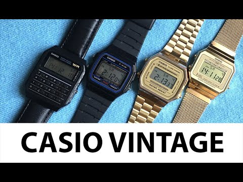Casio Vintage. Касио Винтаж A700, A168, Ca-53, F-91 - YouTube