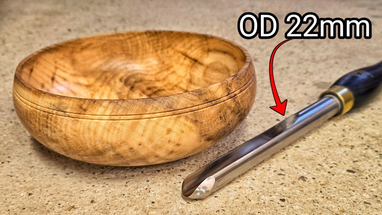 Calabash Bowl With Biggest BOWL GOUGE - YouTube