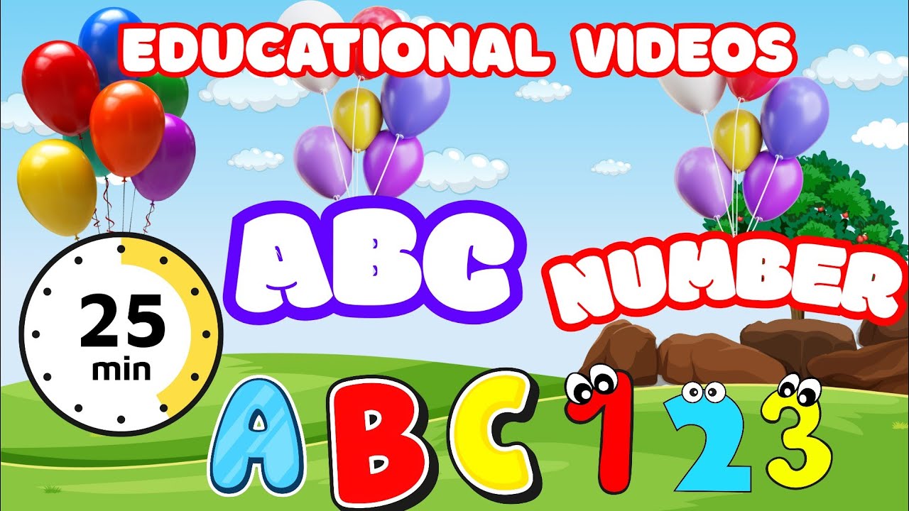 ABC Alphabets/English Alphabets/Toddler Learning Video/Number 1-10 for ...
