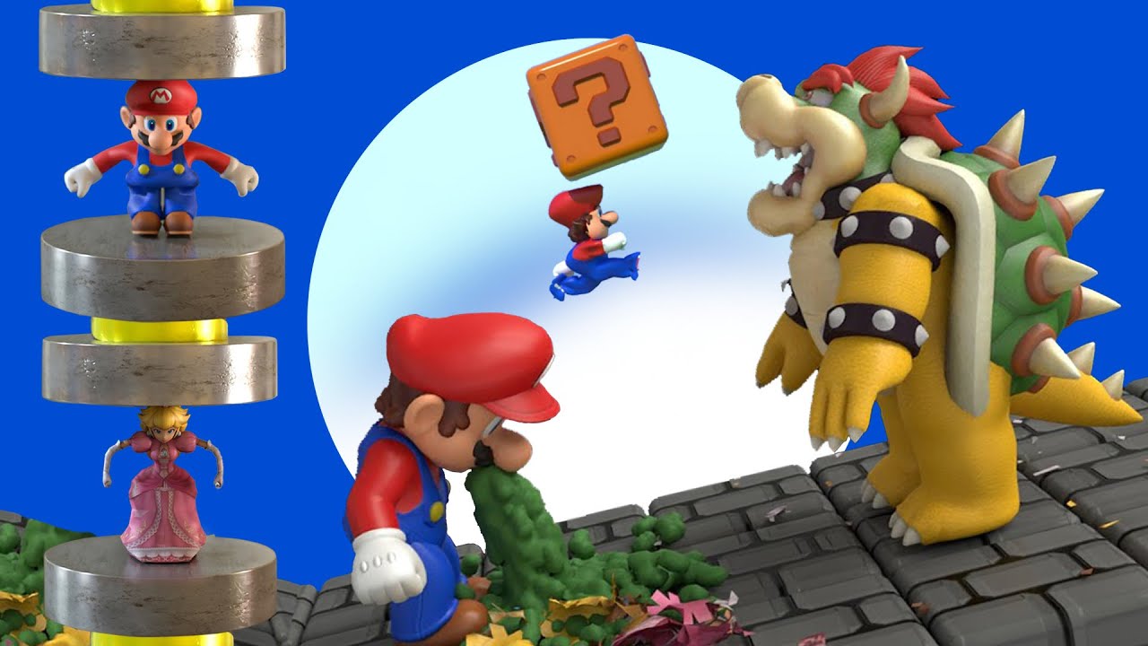 Super Mario Bros Fail Compilation With Princess Peach and Bowser 🤮👹👸 ...