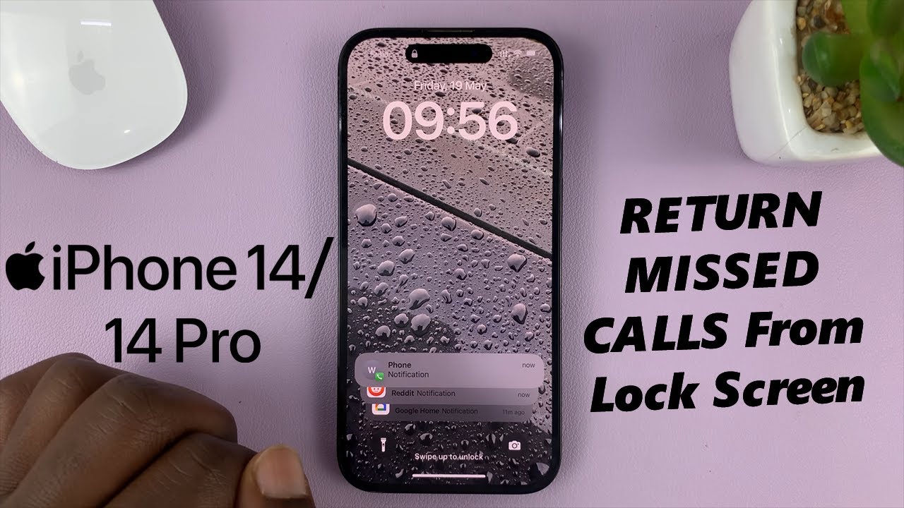 iPhone 14/14 Pro: How To Return Missed Calls From Lock Screen - YouTube