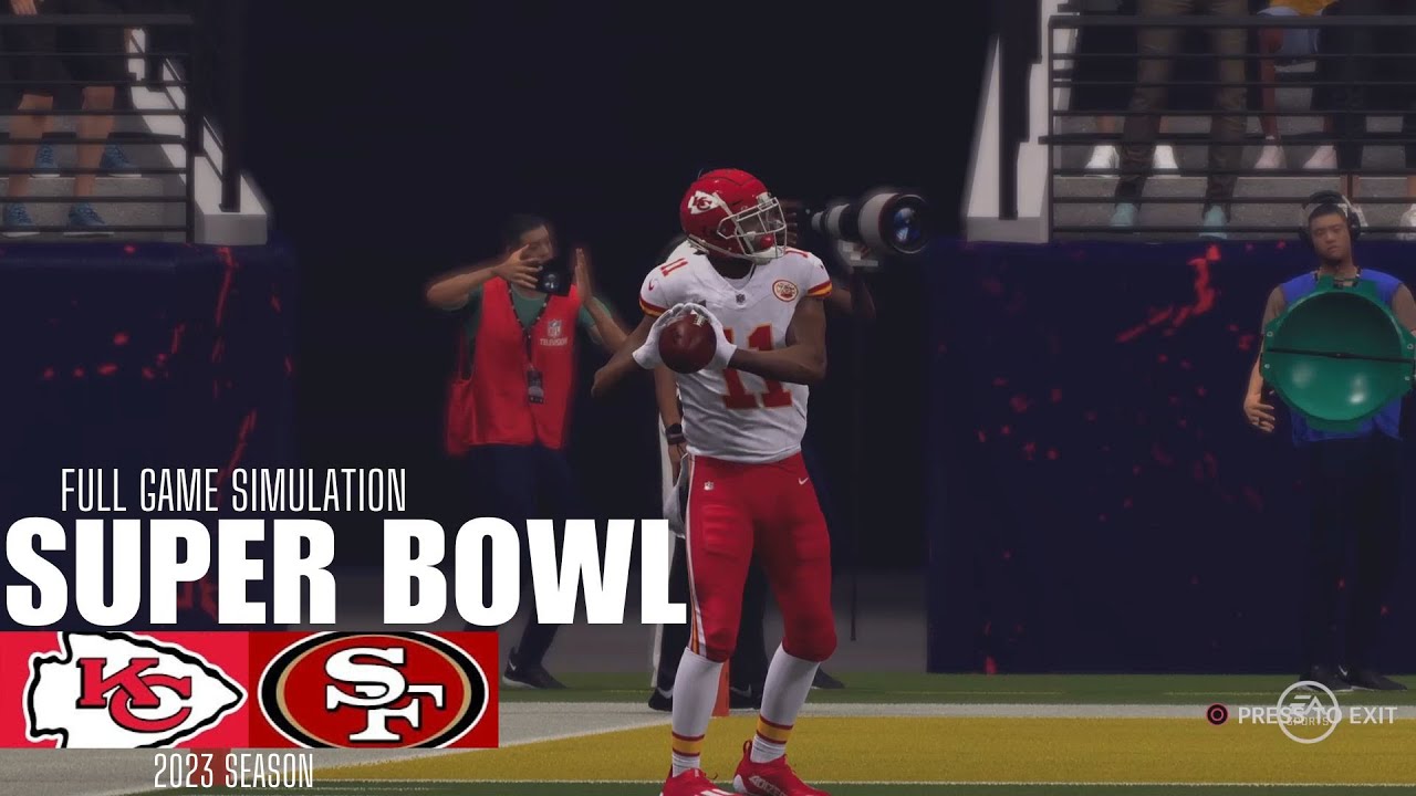 Kansas City Chiefs vs. San Francisco 49ers | 2024 Super Bowl | Madden ...