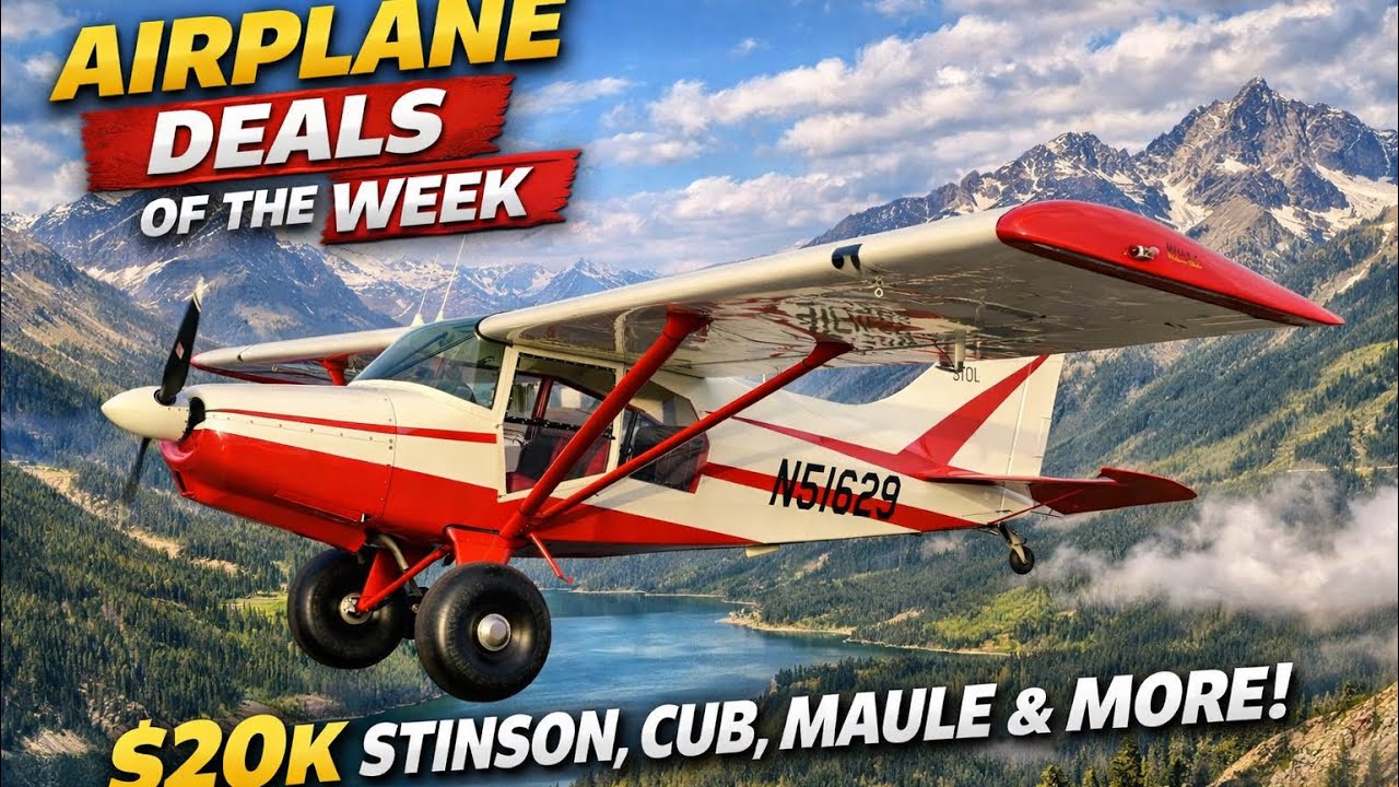 Airplane Deals of the Week Ep.14 — $20K Stinson, Cub, Maule & More ...