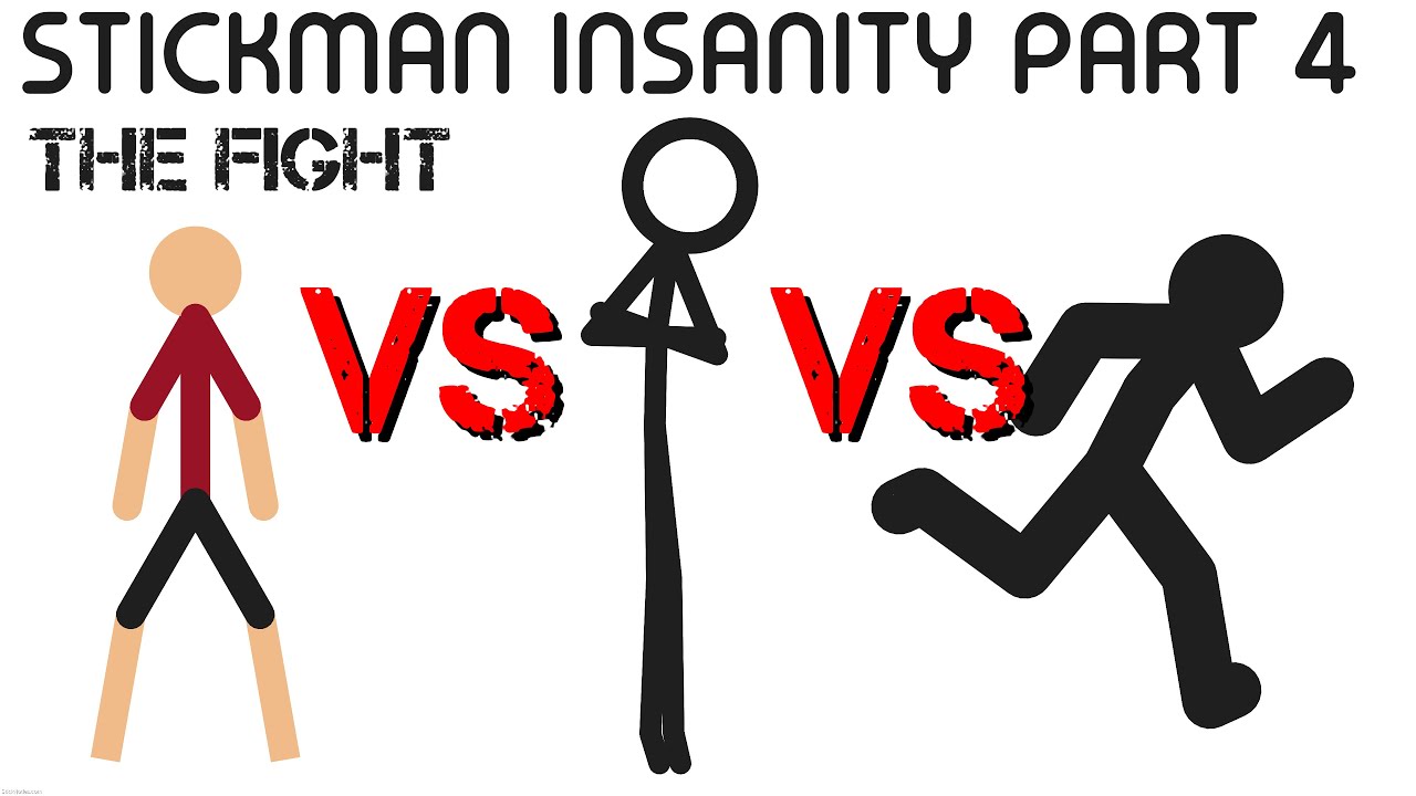 Stickman Insanity (Stick Nodes) Part 4 - The Fight - YouTube