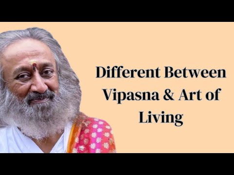 Different between vipasna & art of living | sri sri knowledge talk #srisriravishankar - YouTube
