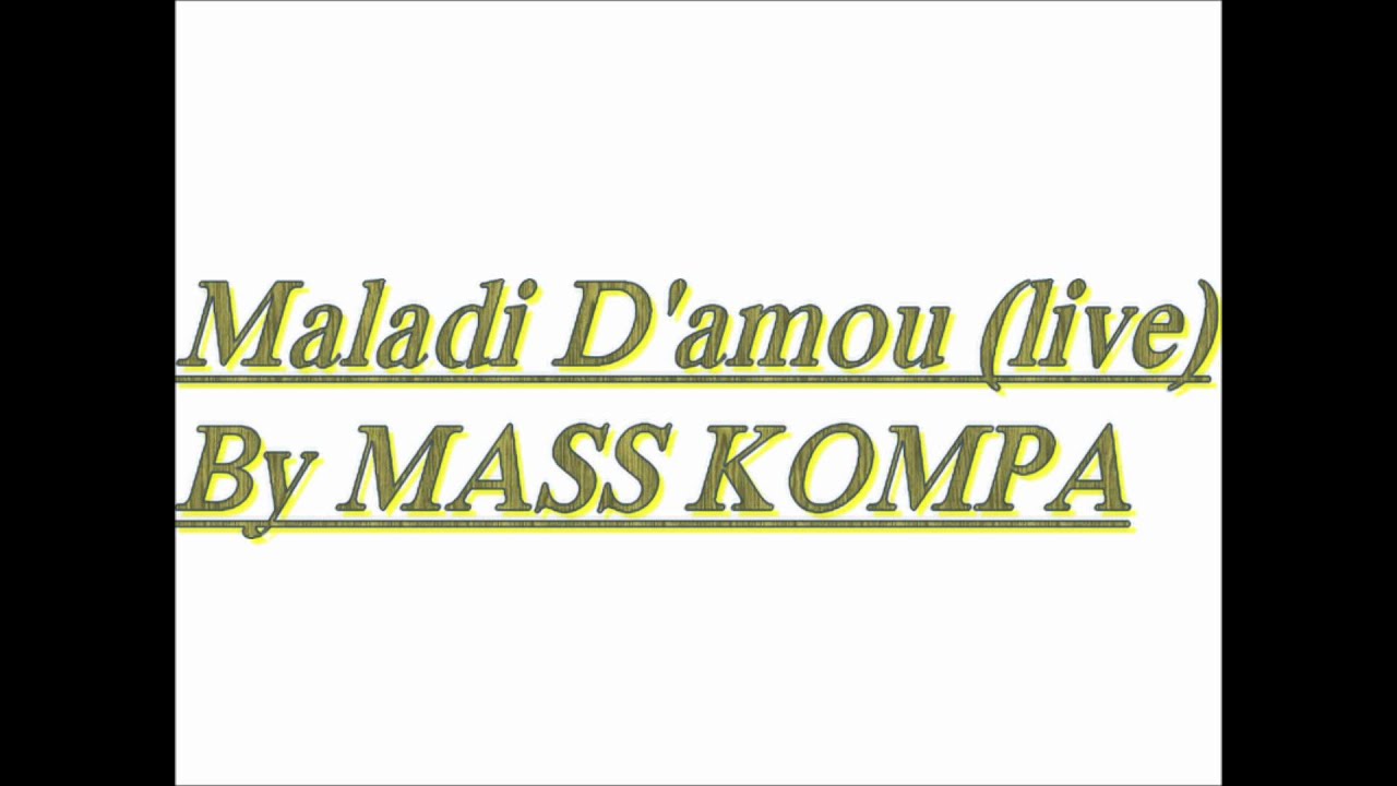 Mass Kompa Gracia Delva "maladi damou"live - YouTube