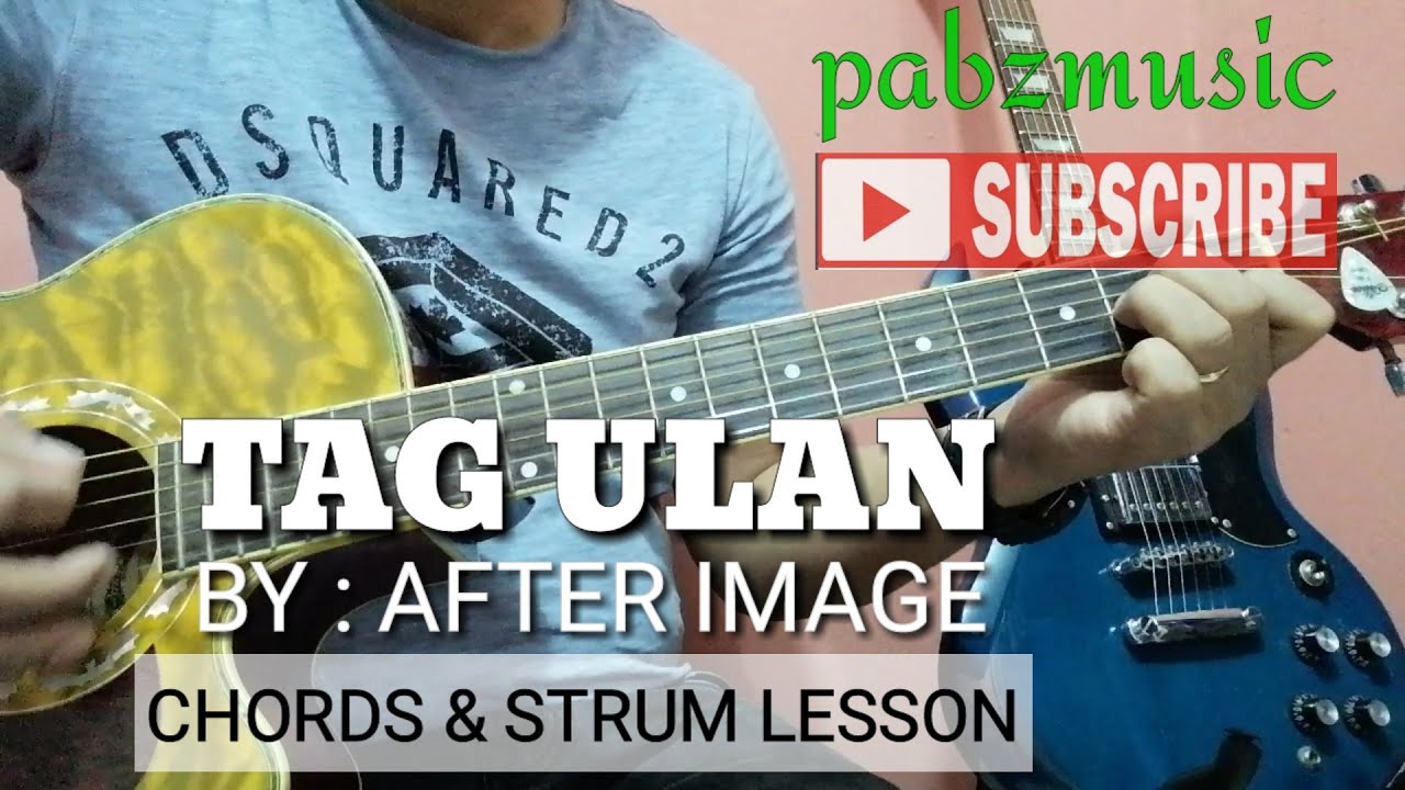 TAG ULAN - AFTER IMAGE EASY GUITAR TUTORIAL - YouTube
