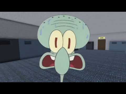 Squidward explores the rooms - YouTube