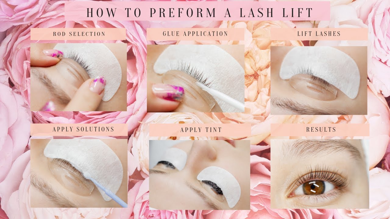 How to Preform A Lash Lift - YouTube