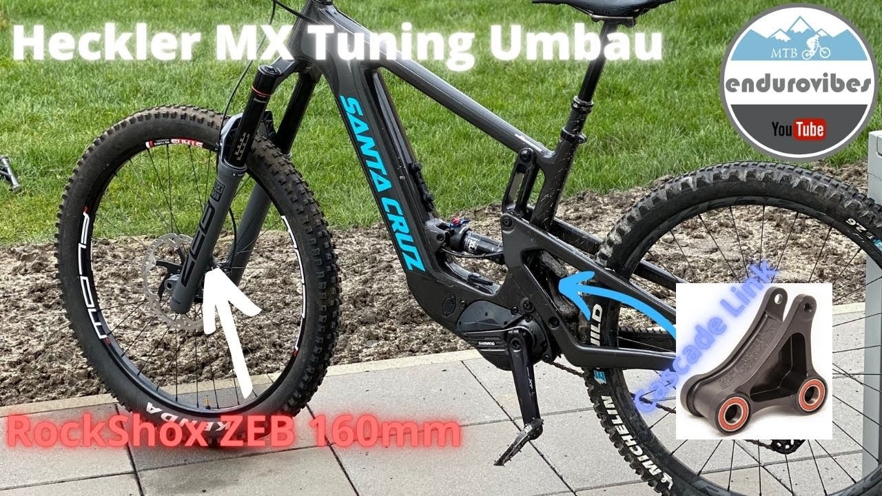 Hinterbau-Tuning // Santa Cruz Heckler mit Cascade-LT-Link - YouTube