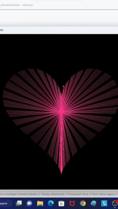 Amazing Heart Design using Python turtle - YouTube
