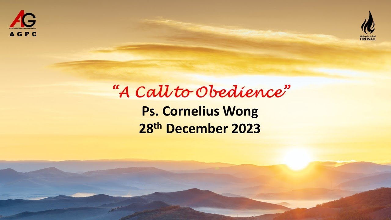A CALL TO OBEDIENCE | 28TH DECEMBER 2023 - YouTube