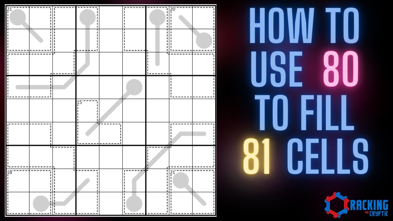 How To Use The Number 80 To Fill 81 Cells - YouTube