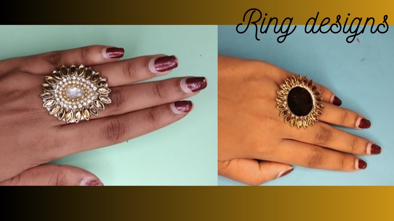 new model ring//easy ring making at home //creative ideas//new fashion ...