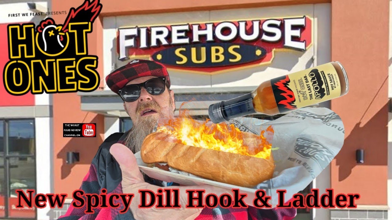 Trying The New Firehouse Hot Ones Collaboration Spicy Dill Pickle Hook ...