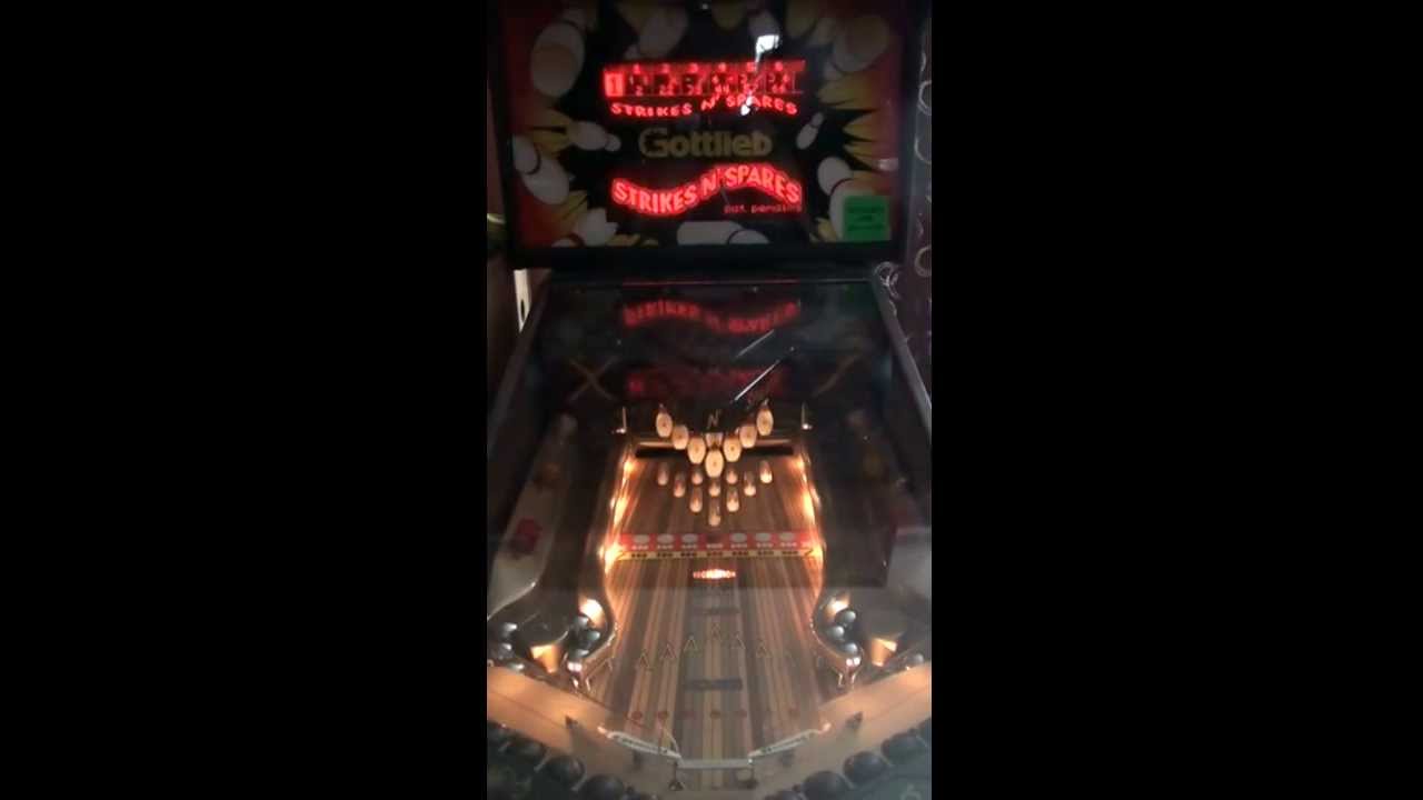 Playing my Gottlieb Strikes N' Spares - YouTube