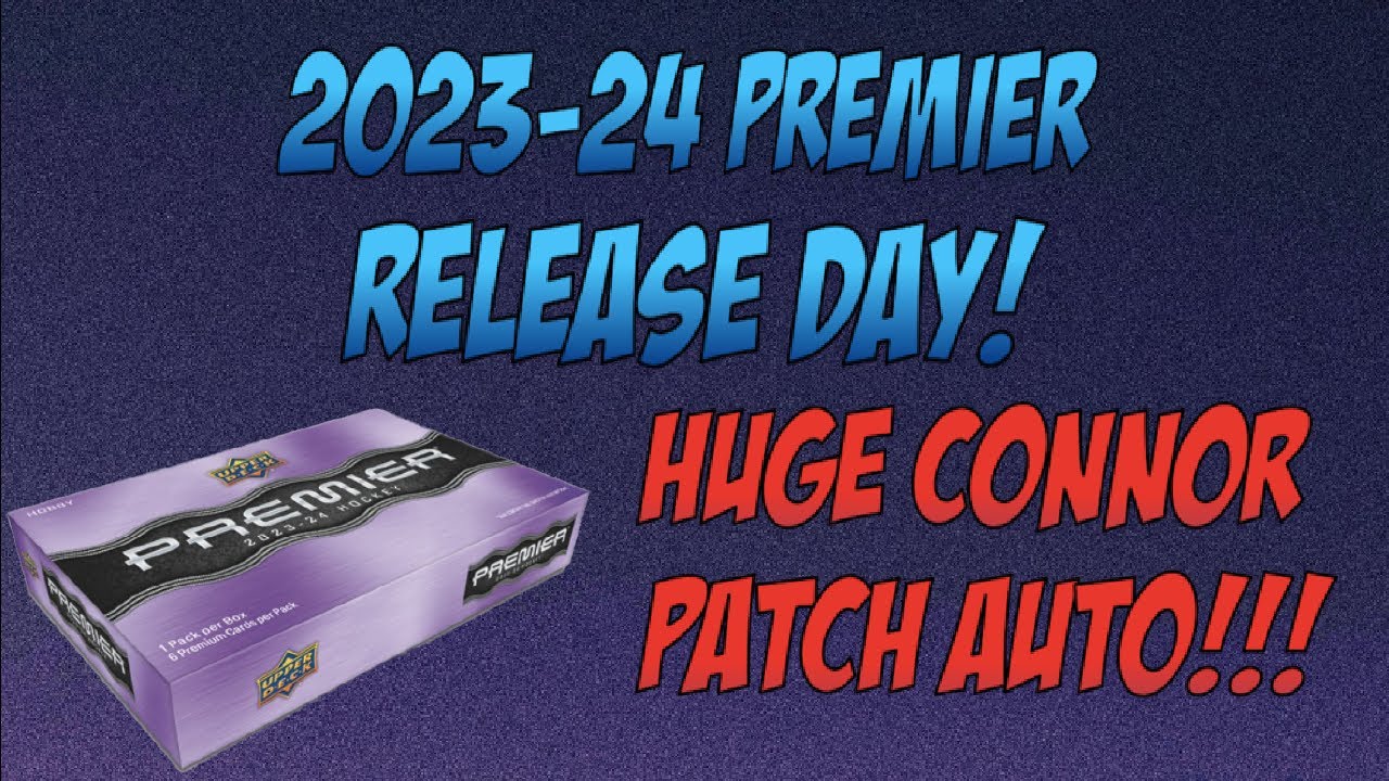 HUGE CONNOR HIT! 2023-24 Premier Release Day - YouTube