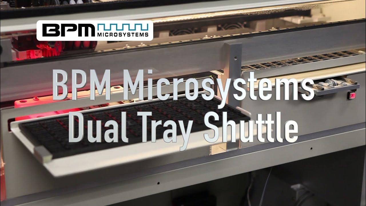 BPM Microsystems F31SHUTTLE-T Dual Tray Shuttle for 3X Automated ...